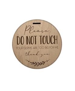 please don’t touch sign - stroller hanger - car seat tag - new baby tag