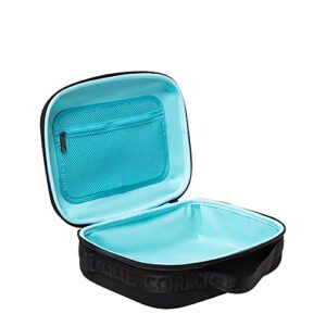 Corkcicle Crushproof Cooler Lunch Box, Reuseable Water Resistant Insulated, Perfect for Traveling with Wine, Beer, Ice Packs, and Lunches, Black Neoprene, Back to School