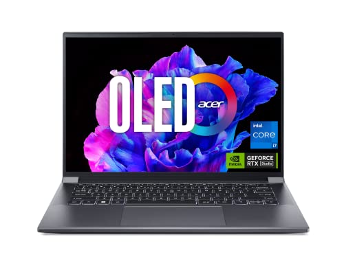 Acer Swift X 14 SFX14-71G-76LC Creator Laptop | 14.5" OLED 2880 x 1800 120Hz 400nit Display | Intel i7-13700H | NVIDIA GeForce RTX 4050 Laptop GPU | 16GB LPDDR5 | 1TB Gen 4 SSD | Killer Wi-Fi 6E