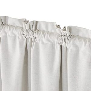 Dreaming Casa Linen Blackout Curtains 102 inches Long 2 Panels Set Beige 100% Blackout Curtains 52" W x 102" L