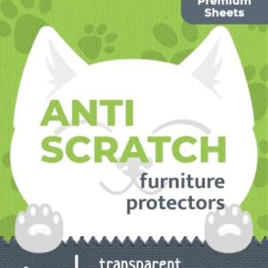 Miloona Anti Cat Scratch Furniture Protector 4 Sheets- Couch Covers for Cats- Cat Scratch Deterrent for Furniture- Couch Scratch Protector from Cats- Anti Scratch Furniture Protector