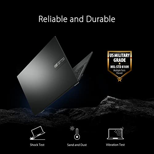 ASUS 2023 Vivobook Go 15 Laptop, 15.6” FHD Display, AMD Ryzen 5 7520U Processor, 8GB RAM, 512GB SSD, Windows 11 Home, Mixed Black, E1504FA-AS52