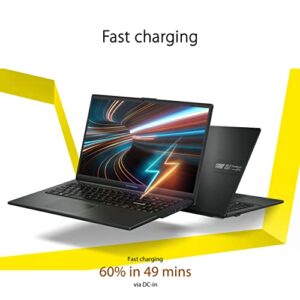 ASUS 2023 Vivobook Go 15 Laptop, 15.6” FHD Display, AMD Ryzen 5 7520U Processor, 8GB RAM, 512GB SSD, Windows 11 Home, Mixed Black, E1504FA-AS52