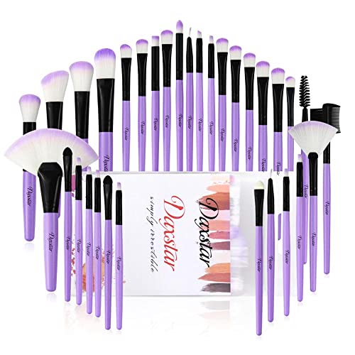 Makeup Brushes Set Professional-32Pcs Cosmetic Brushes Makeup Brush Set for Foundation Blush Blending Eyeshadow Makeup Tools