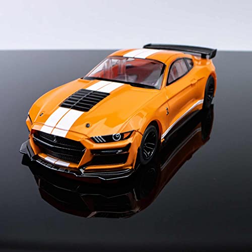 AFX/Racemasters 2021 Shelby GT500- Twister Orange/White AFX22069 HO Slot Racing Cars