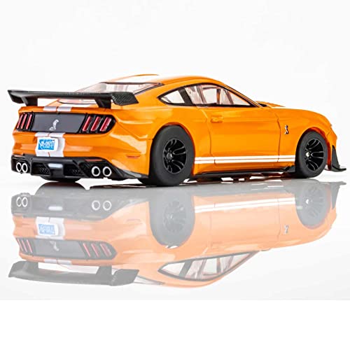 AFX/Racemasters 2021 Shelby GT500- Twister Orange/White AFX22069 HO Slot Racing Cars