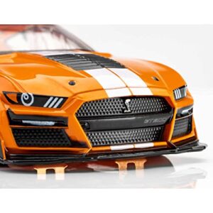 AFX/Racemasters 2021 Shelby GT500- Twister Orange/White AFX22069 HO Slot Racing Cars