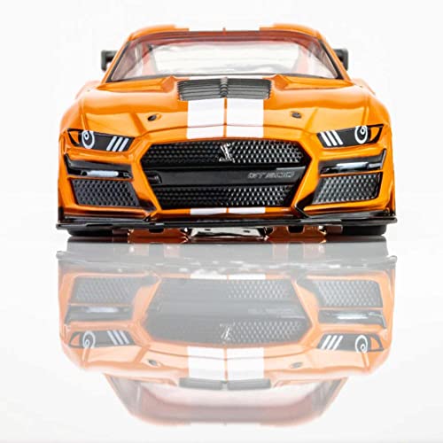 AFX/Racemasters 2021 Shelby GT500- Twister Orange/White AFX22069 HO Slot Racing Cars