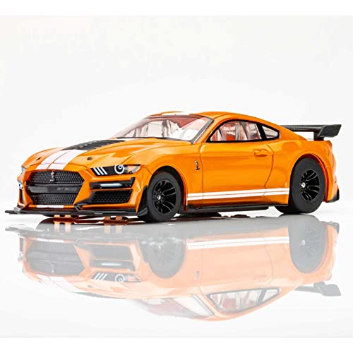 AFX/Racemasters 2021 Shelby GT500- Twister Orange/White AFX22069 HO Slot Racing Cars