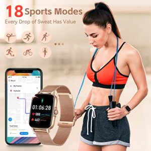 Smart Watches for Men and Women with Heart Rate Blood Pressure Sleep Monitor Activity Tracker Watch Compatible with iPhone Samsung Android Phone