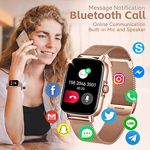 Smart Watches for Men and Women with Heart Rate Blood Pressure Sleep Monitor Activity Tracker Watch Compatible with iPhone Samsung Android Phone