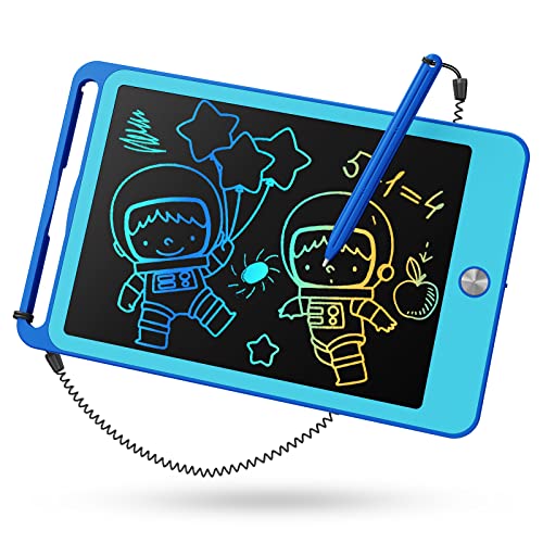 TEKFUN Kids Toys for 2 3 4 Years Old Boys Girls Toddler, 8.5inch LCD Writing Tablet Erasable Drawing Tablet Writing Pads, Kids Travel Learning Toys Boys Girls Birthday Gifts Age 3 4 5 6 7 (Blue)