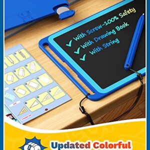 TEKFUN Kids Toys for 2 3 4 Years Old Boys Girls Toddler, 8.5inch LCD Writing Tablet Erasable Drawing Tablet Writing Pads, Kids Travel Learning Toys Boys Girls Birthday Gifts Age 3 4 5 6 7 (Blue)