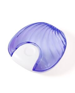 jmu retainer case, orthodontic retainer case, dental mouth guard container denture case, purple