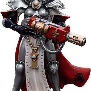 JoyToy 1/18 Warhammer 40,000 Action Figure Adepta Sororitas Battle Sisters Order of The Argent Shroud Irmengard Model