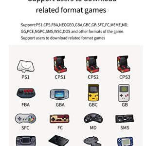 Miyoo Mini Plus Handheld Game Console with Storage Case, 3.5 Inch IPS 640x480 Screen Retro Video Game Console with 64G TF Card & 10000 Classic Games, Support WiFi Hotspot Mode Matchmaking