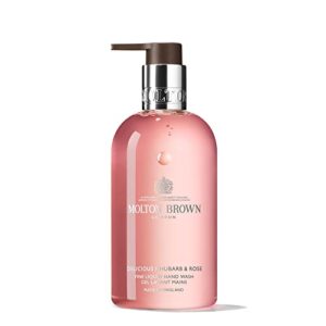 molton brown delicious rhubarb & rose fine liquid hand wash