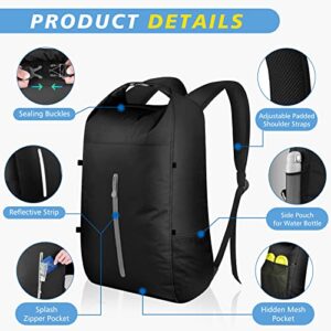 Fitespot Waterproof Dry Bag 20L,Floating Dry Backpack Waterproof Bag for Kayaking, Lightweight Wet Dry Bags Roll Top Closure Marine Dry Sack Bag for Boating,Canoeing,Hiking,Camping, Swimming,Beach