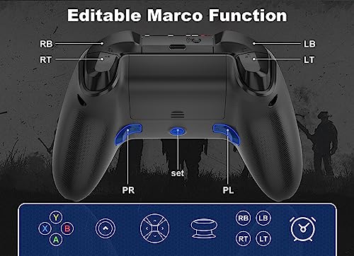 Gamrombo Wireless Controller Replacement for Microsoft Xbox Series X/S, Compatible with Xbox One, Xbox One X/S, Android/iOS/PC Windows 7/8/10/11, Special Edition Custom Game Controller with Wifi/Turbo/Macro/Dual Vibration & Headphone Jack