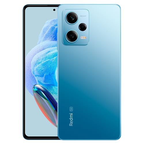 Xiaomi Redmi Note 12 Pro 5G + 4G (256GB + 8GB) Factory Unlocked 6.67" 50MP Triple Camera (Only Tmobile/Metro/Mint USA Market) + Extra (w/Fast Car Charger Bundle) (Sky Blue)