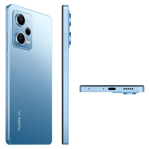 Xiaomi Redmi Note 12 Pro 5G + 4G (256GB + 8GB) Factory Unlocked 6.67" 50MP Triple Camera (Only Tmobile/Metro/Mint USA Market) + Extra (w/Fast Car Charger Bundle) (Sky Blue)