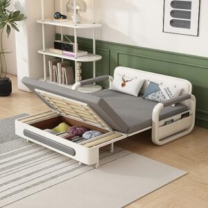 luck live sofa bed -pull out sofa bed futon -sleeper couches for living room-suitable for small space, rv sofa bed, lounge