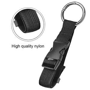 Add a Bag Luggage Strap Jacket Gripper Jacket Gripper Strap Jacket Holder Gripper Heavy Duty Heavy Duty Luggage Straps for Travel Luggage Baggage Suitcase Easy to Carry Your Extra Bags - Black