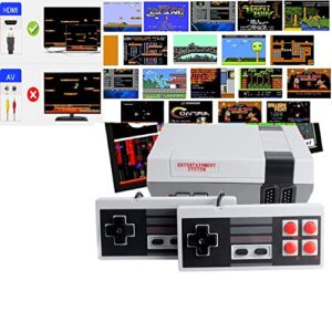 HDMI Classic Edition Console，Classic Mini Console,Super Retro Game Console Classic Mini HDMI System with Built in 620 Old School Video Games, Plug and Play,8-Bit Console with 2 Joysticks, for Family TV (Consoles-620-HD)