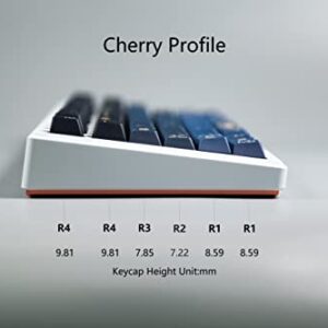 TRUSYO PBT Keycaps 145 Set for Star Spectrum, Five-Sided Thermal Sublimation, Original Height，61/87/98/104/108 Keys Suitable for Mechanical Keyboard(Keyboard not Included)