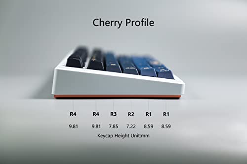 TRUSYO PBT Keycaps 145 Set for Star Spectrum, Five-Sided Thermal Sublimation, Original Height，61/87/98/104/108 Keys Suitable for Mechanical Keyboard(Keyboard not Included)