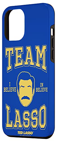 iPhone 12 Pro Max Ted Lasso Team Lasso I Believe In Believe Silhouette Logo Case