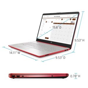 HP 15.6" HD Newest Laptop for Business and Student, Intel Pentium Silver N5030, 16GB RAM, 1TB SATA SSD, Webcam, Media Card Reader, RJ45, HDMI, Wi-Fi, Windows 11 Home, Scarlet Red, KKE Accessories