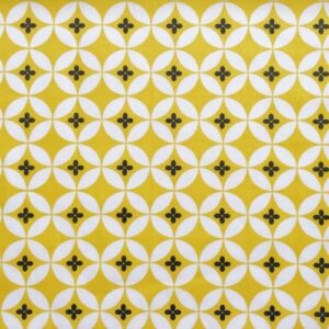 Yellow Floral Charm Packs for Quilting 5 inch, Fall Fabric Squares 5x5, 100% Cotton Fabric Scraps for Crafts, Precut Fabric Squares (42Pcs)