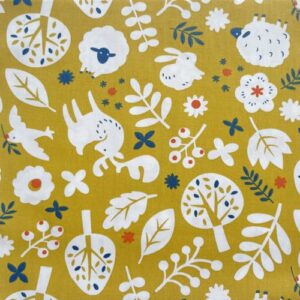 Yellow Floral Charm Packs for Quilting 5 inch, Fall Fabric Squares 5x5, 100% Cotton Fabric Scraps for Crafts, Precut Fabric Squares (42Pcs)