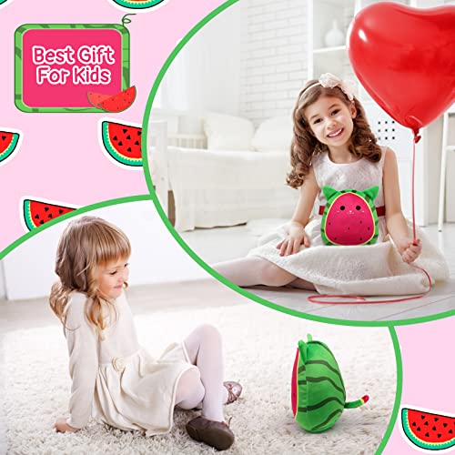 Watermelon Cat Stuffed Animal Toys for Kids，Cat Plush Pillow Toy Plush Pillows Squishy Watermelon Cat Plushies - Fun Fruit Pillow and Toy Cat for Kids - Hugging Plush Gifts for Kids Girlfrien