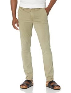 ag adriano goldschmied men's jamison skinny chino, sulfur dried rosemary