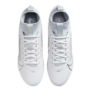 Nike Vapor Edge Pro 360 2 Men's Football Cleats White/Metallic Silver DA5456-100 11.5