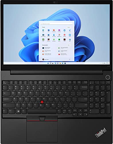 Lenovo 2023 Newest ThinkPad E15 Gen 4 Business Laptop, 15.6'' FHD IPS Display 300 nits, Hex-Core AMD Ryzen 5 5625U (Upto 4.3GHz), 16GB RAM, 256GB NVMe SSD, WiFi, Win 11 Pro, w/MarxsolCables, Black