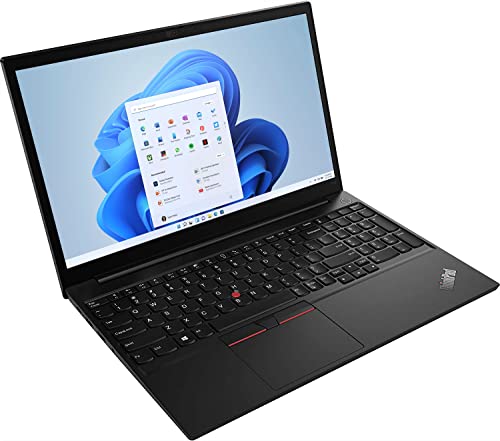 Lenovo 2023 Newest ThinkPad E15 Gen 4 Business Laptop, 15.6'' FHD IPS Display 300 nits, Hex-Core AMD Ryzen 5 5625U (Upto 4.3GHz), 16GB RAM, 256GB NVMe SSD, WiFi, Win 11 Pro, w/MarxsolCables, Black