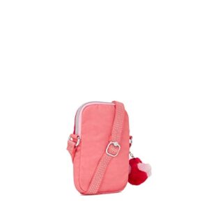 Kipling Women's Tally Minibag, Lightweight Crossbody Mini, Nylon Phone Bag, Joyous Pink Fun