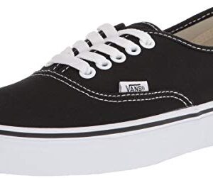 Vans Authentic, Black Black, Size 7.5 Men/ 9 Woman