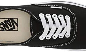 Vans Authentic, Black Black, Size 7.5 Men/ 9 Woman