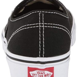 Vans Authentic, Black Black, Size 7.5 Men/ 9 Woman