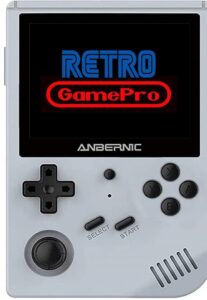 rg351v handheld game console 3.5 inch portable double tf 64g card handheld retro video game built in wifi game console u.s. seller!!! (anbernic rg351v gray)