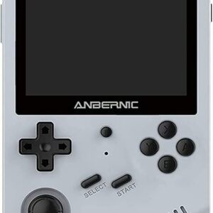 RG351V Handheld Game Console 3.5 Inch Portable Double TF 64G Card Handheld Retro Video Game Built in WiFi Game Console U.S. Seller!!! (Anbernic RG351V Gray)