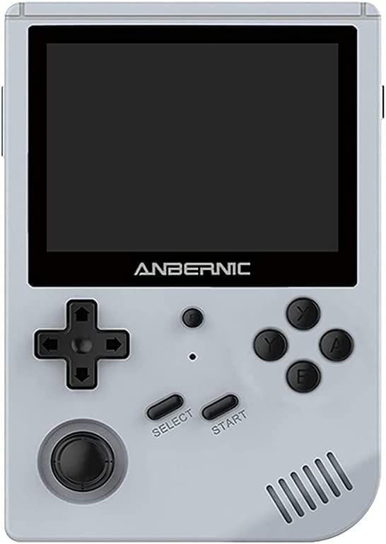 RG351V Handheld Game Console 3.5 Inch Portable Double TF 64G Card Handheld Retro Video Game Built in WiFi Game Console U.S. Seller!!! (Anbernic RG351V Gray)