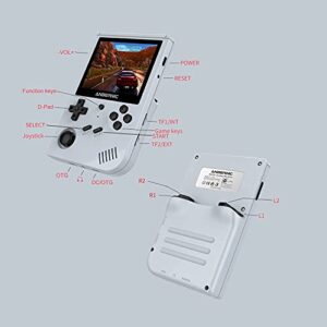 RG351V Handheld Game Console 3.5 Inch Portable Double TF 64G Card Handheld Retro Video Game Built in WiFi Game Console U.S. Seller!!! (Anbernic RG351V Gray)