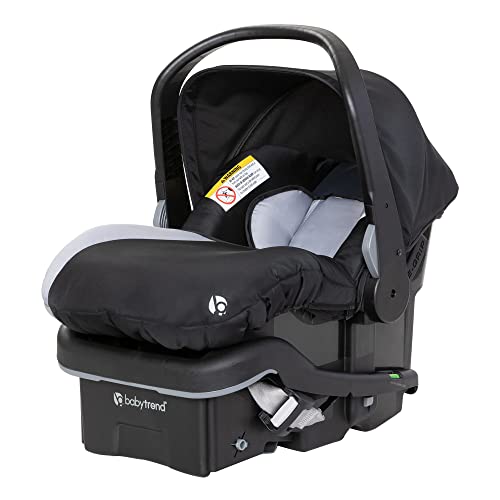 Baby Trend EZ-Lift 35 Plus Ergonomic Lightweight FAA Approved Rear-Facing Infant Car Seat with Multi-Position Base and Cozy Cover, Stormy