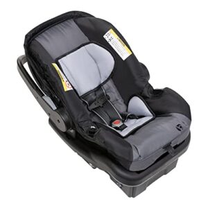 Baby Trend EZ-Lift 35 Plus Ergonomic Lightweight FAA Approved Rear-Facing Infant Car Seat with Multi-Position Base and Cozy Cover, Stormy