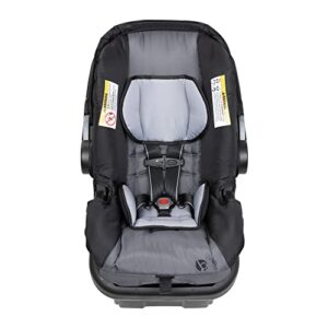 Baby Trend EZ-Lift 35 Plus Ergonomic Lightweight FAA Approved Rear-Facing Infant Car Seat with Multi-Position Base and Cozy Cover, Stormy